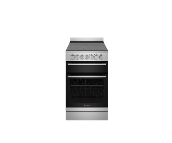 Westinghouse 54cm Electric Freestanding Cooker Stainless Steel WFE542S